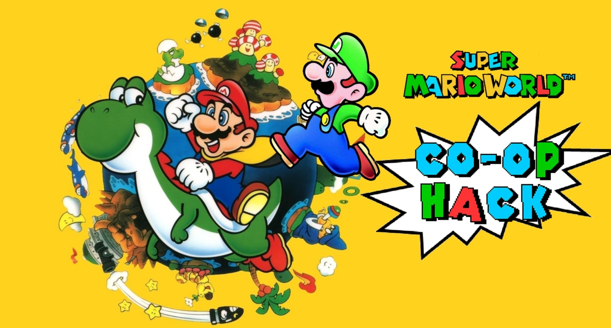 [Jugando a…] Super Mario World Co-op Hack - ComboGamer